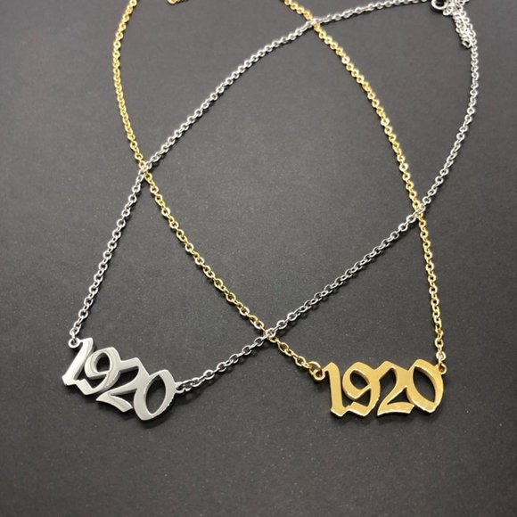 Accessories | Gold 192 Necklace Silver 1920 Necklace 1920 Chain 1920 Jewelry | Poshmark